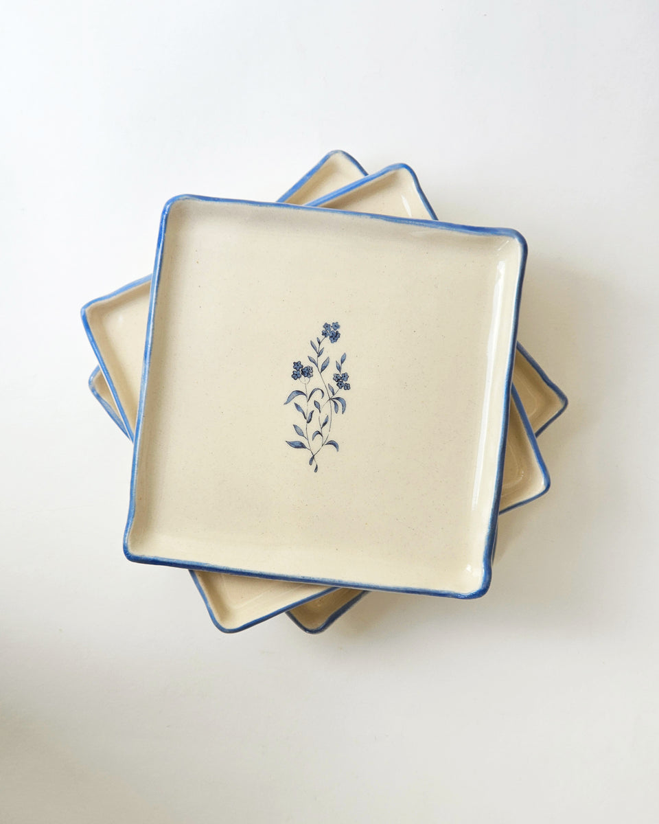 Cicely Square Platter (1 Piece) – minimal indian