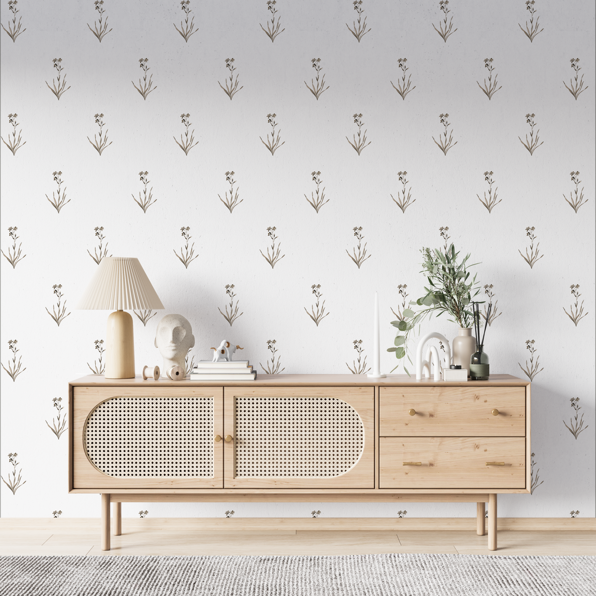 Bouquet Wallpaper – minimal indian